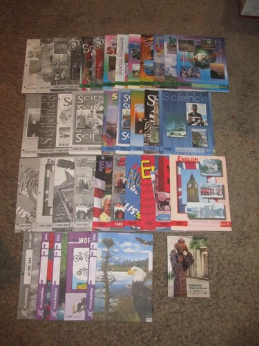 School of Tomorrow ACE Paces LOT 8th Grade 8 Accelerated Christian SET ...