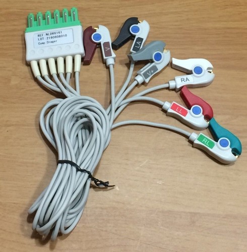 Drager MultiMed Plus OR & Infinity M300 M540 EKG ECG 6 Lead Wire Cable ...