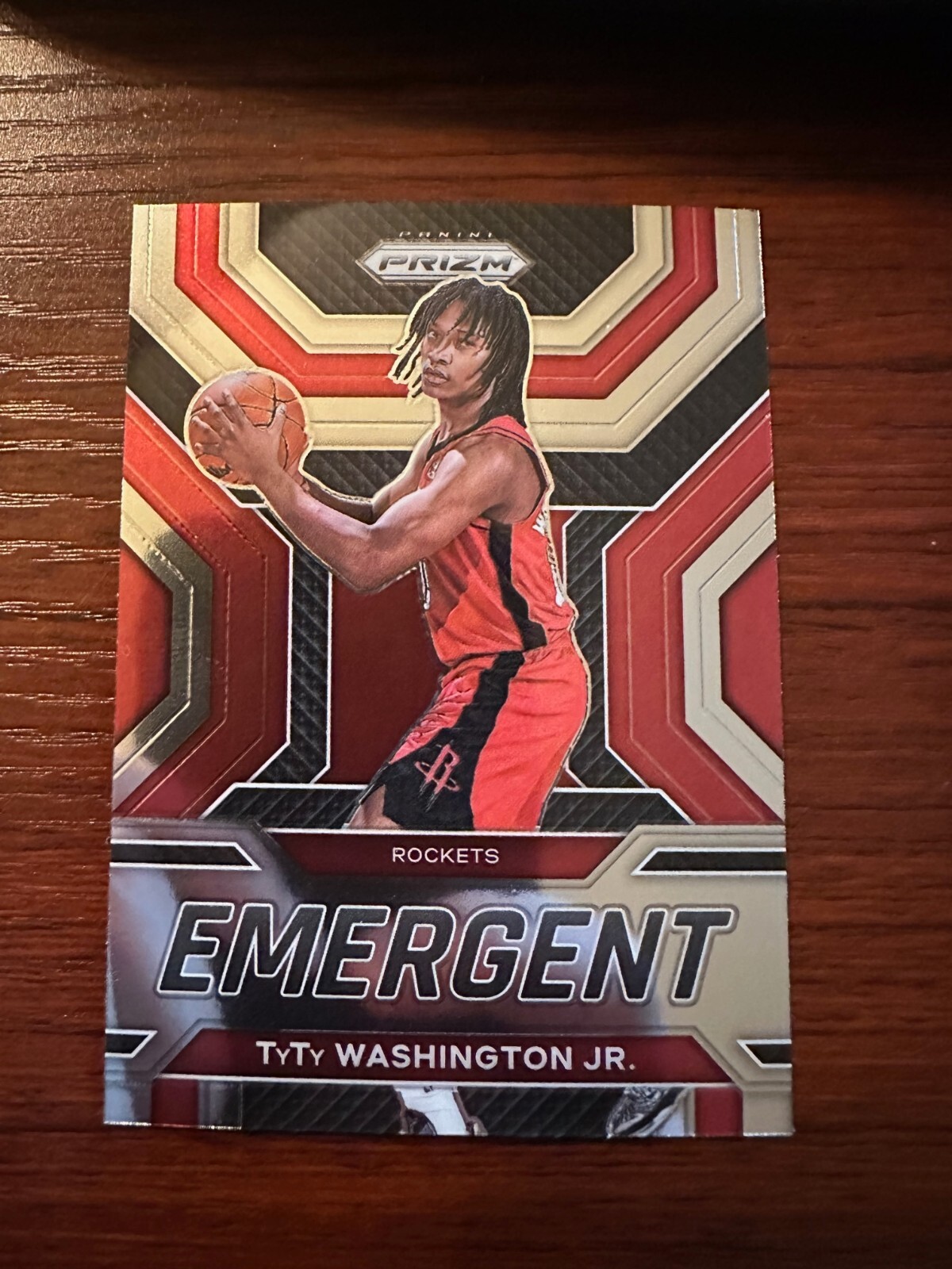2022-23 Panini Prizm TyTy Washington Jr. Emergent RC Houston Rockets ...
