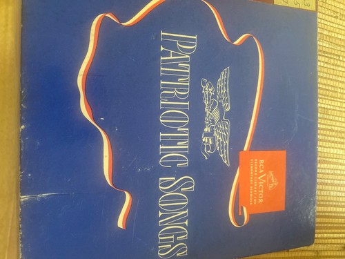 Vintage RCA Victor Records set 3 PATRIOTIC SONGS for Elementary Grades ...
