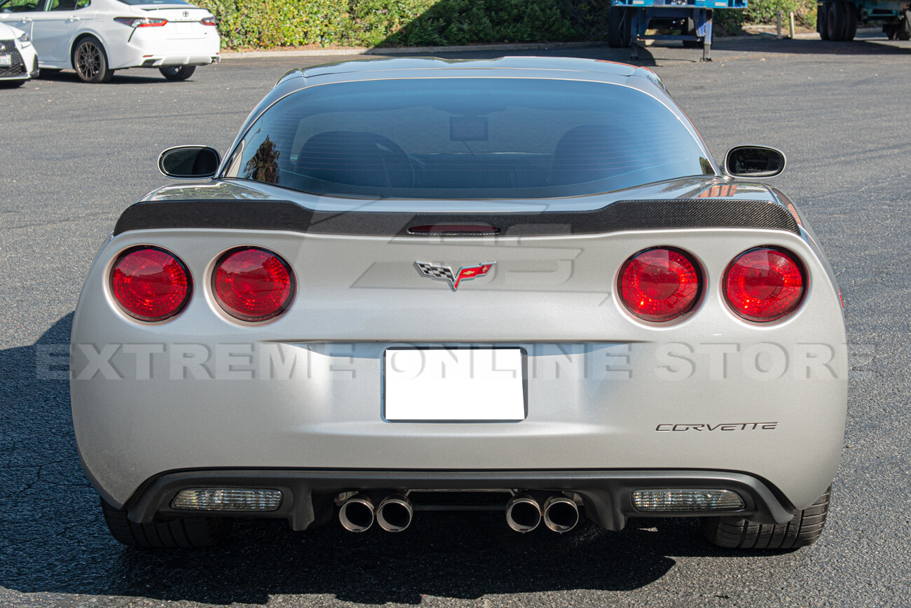 For 05-13 Corvette C6 BASE | ZR1 Extended Style CARBON FIBER Full Aero ...