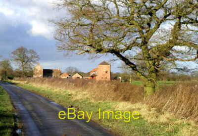 Photo 6x4 Unusual Farm Building Laytham This unusually shaped building ...