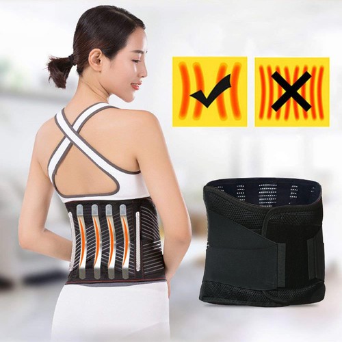 Spinal Decompression Lumbar Lower Back Belt Brace Adjustable Waist ...
