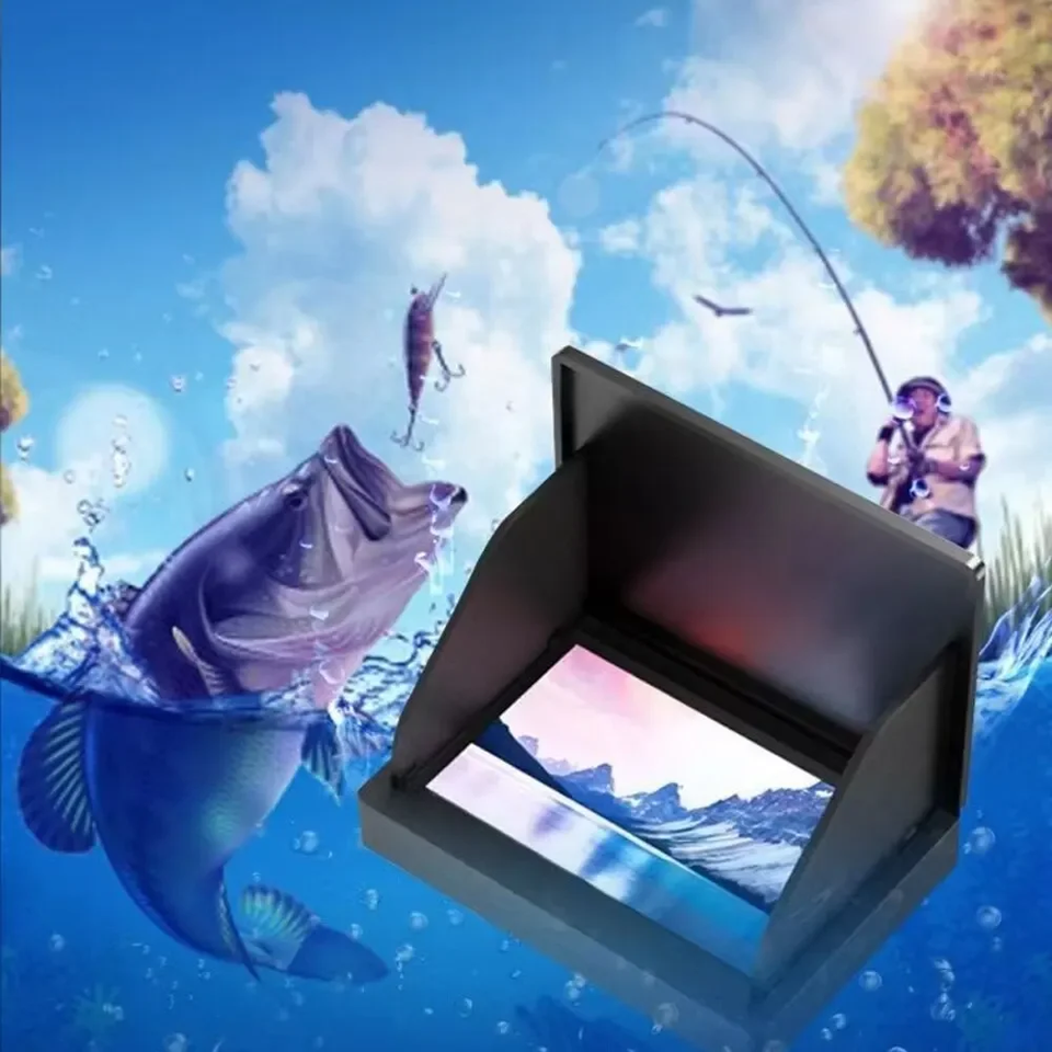 Fish Finder LCD 4.3 Inch Display Underwater 220° Fishing Camera 20m ...