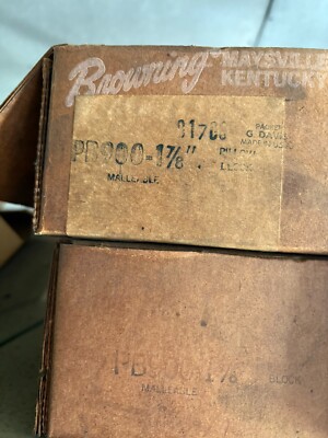 PB900 1 7/8 Browning Flange Box | eBay