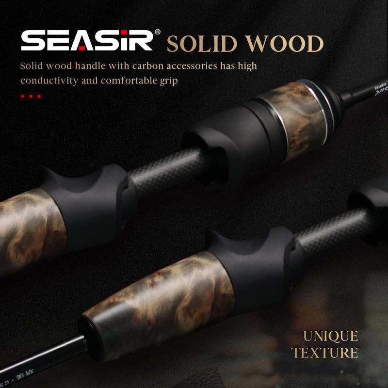 SEASIR Stream Fishing Rod Ultralight Spinning Rod Travel Bait Casting ...