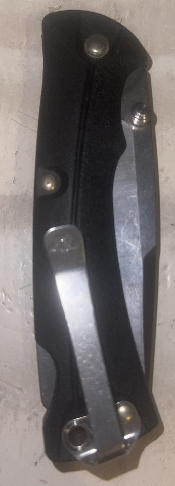 Buck USA Bucklite 482 Pocket Knife Lockback Plain Edge Blade Deep Carry ...