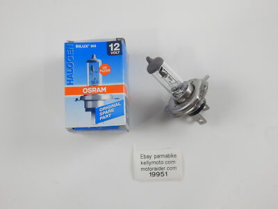 OSRAM BILUX H4 64193 HALOGEN HEADLIGHT BULB 12 VOLT 60/55W P43T CAR ...