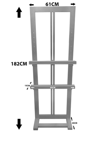 Heavy Duty Upright Easel 180CM Expo Artwork Display easel wood easel ...