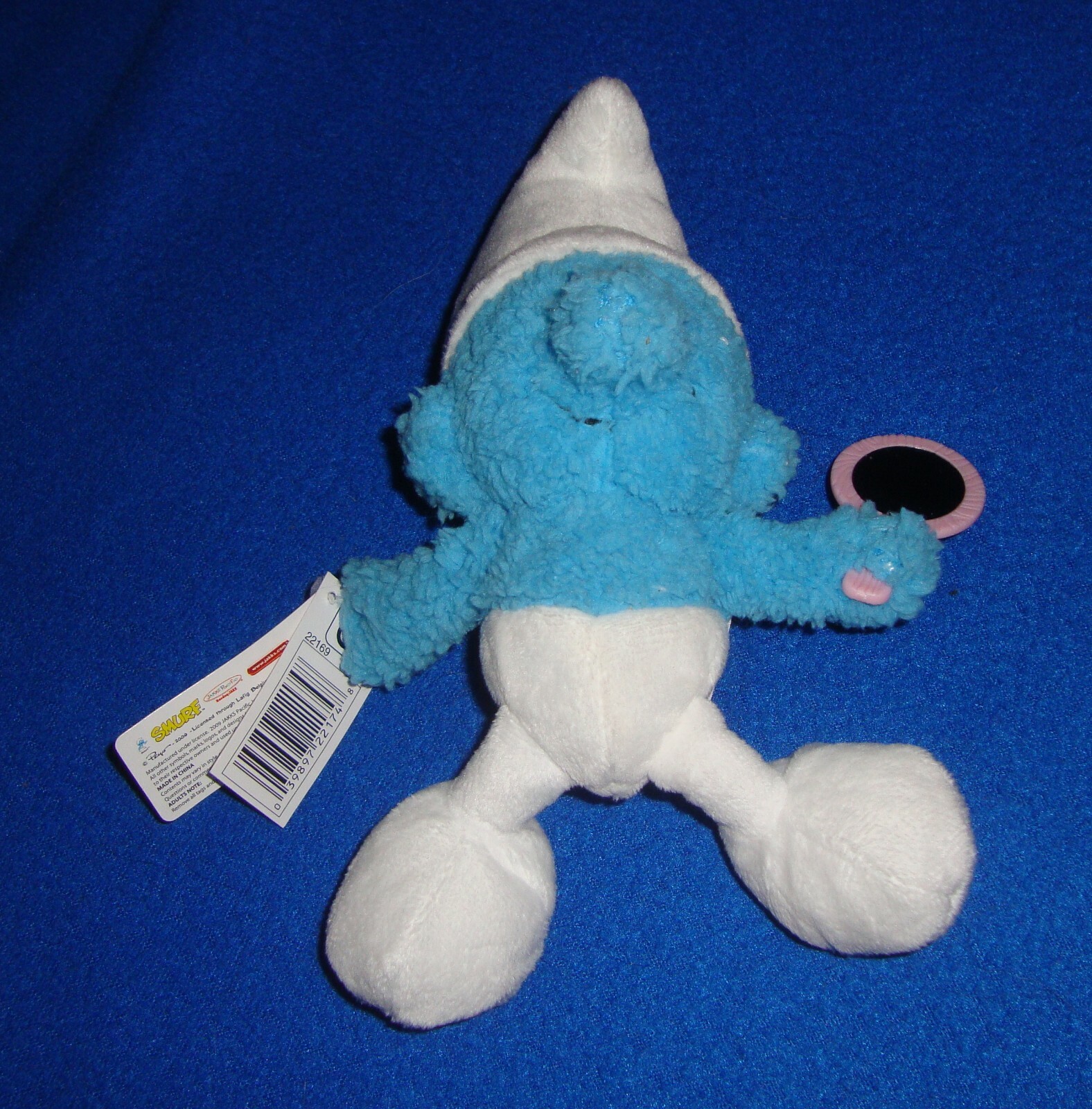 Smurf 9" Fuzzy Plush Figure NWT | eBay