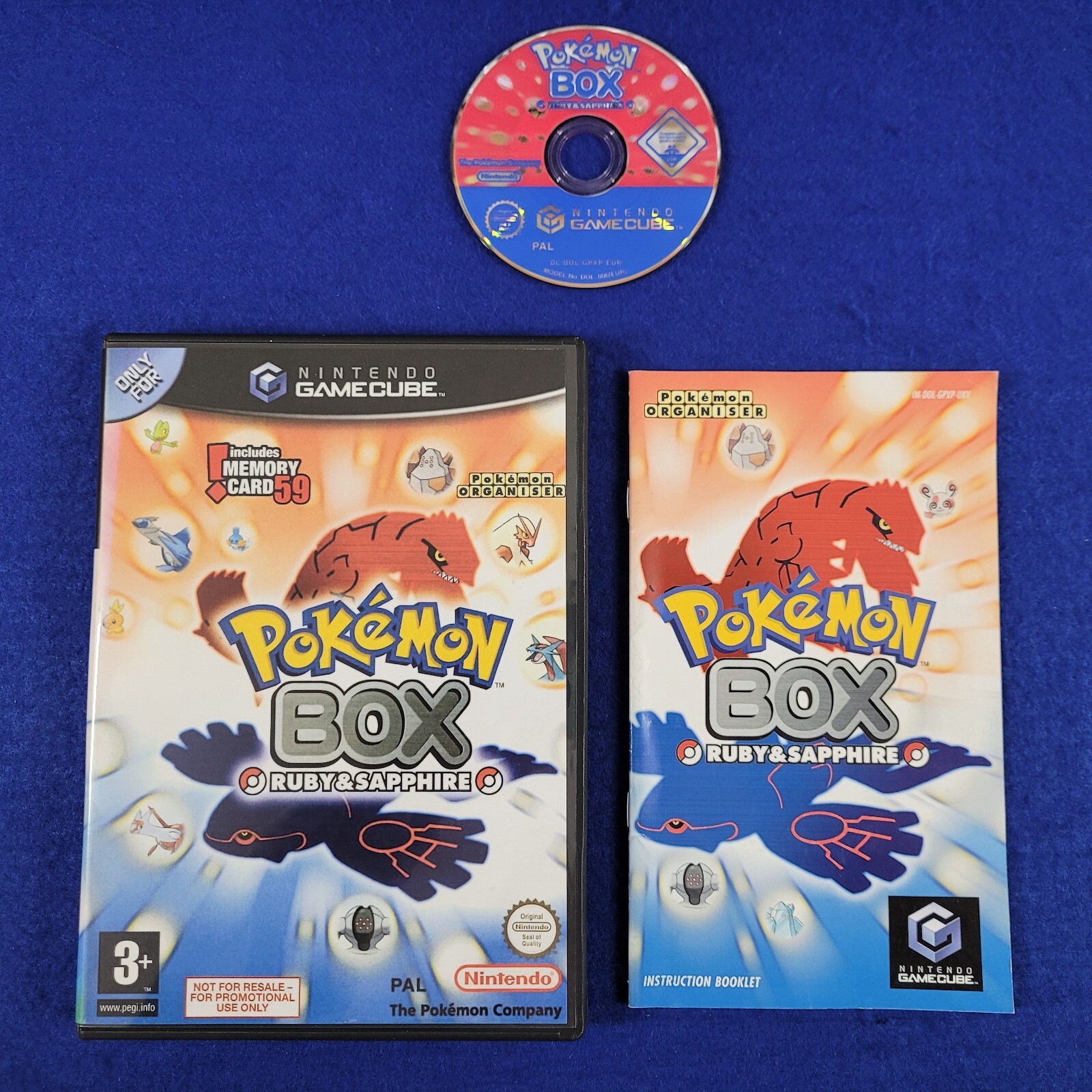 gamecube POKEMON BOX Ruby & Sapphire PAL UK VERSION -Make Your ...