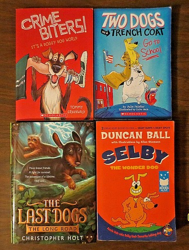 Two Dogs in a Trench Coat Go to School Lot of 4 DOG LOVERS! Chapter ...