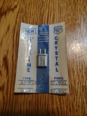 NOS SCANNER CRYSTAL MADE BY SHEPHERD INDUSTRIES TYPE: COURI FREQ: 37. ...