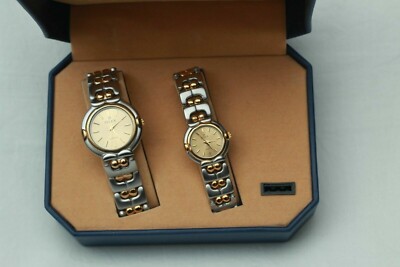 PELEX Quartz Watches 18k Gold Waterproof RRP £195 | eBay UK