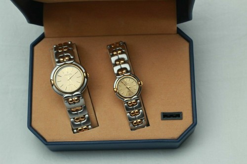 PELEX Quartz Watches 18k Gold Waterproof RRP £195 | eBay UK