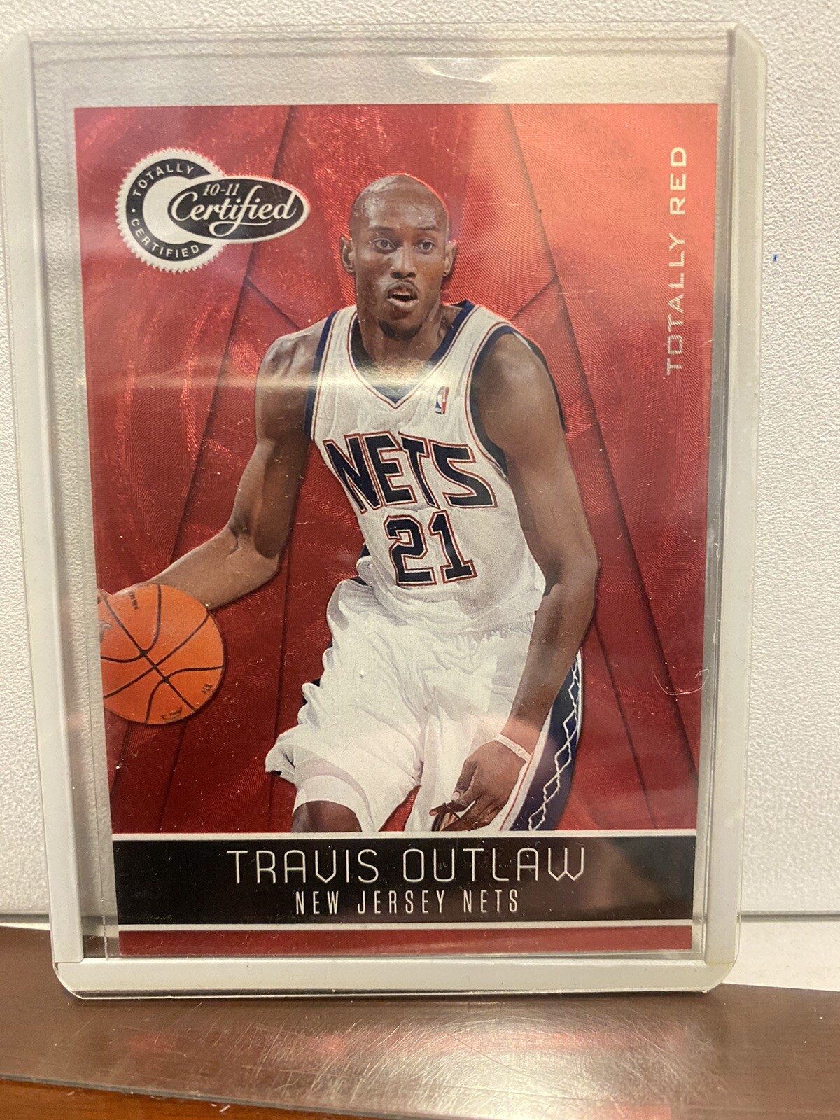 Travis Outlaw 2010-11 Totally Certified Totally Red 64/499 New Jersey ...