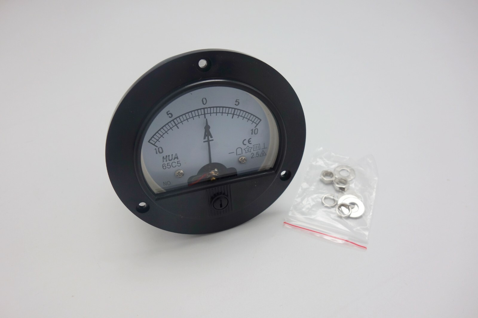 DC Minus Zero Plus -10A-0+10A Analog Dia.90mm Analogue Ammeter AMP ...