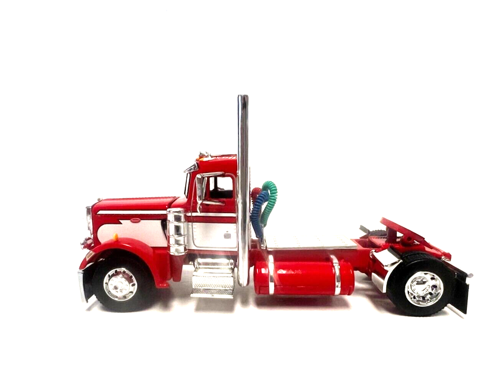 DCP / FIRST GEAR 1/64 SCALE 359 PETERBILT DAY CAB, SINGLE AXLE, RED ...