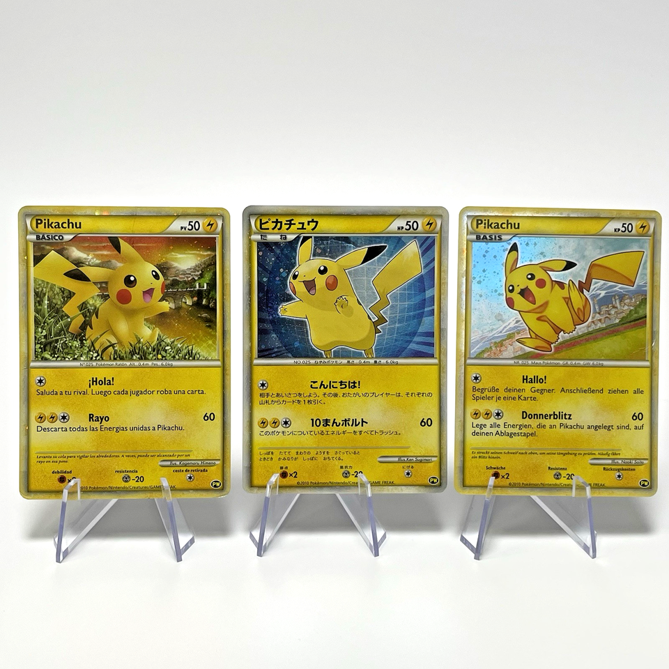 Pikachu World Collection Blue Set PW Pokemon Card Japanese 2010 MP | eBay