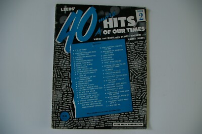 Vintage Sheet Music Song Folio Leeds' 40 More Hits of Our Times Book 2 ...