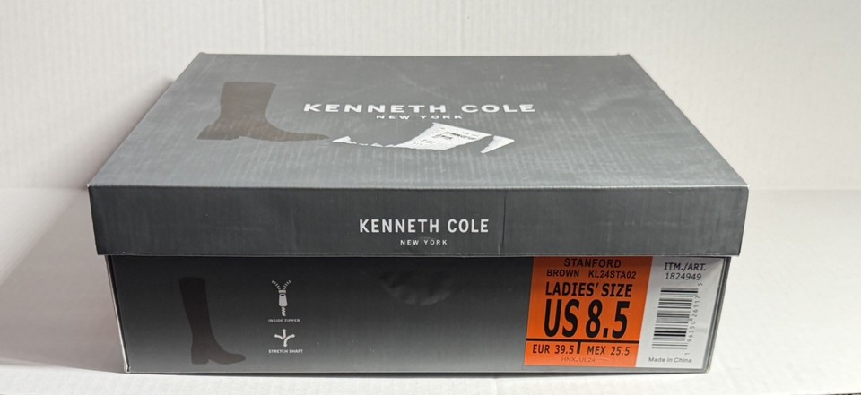 Kenneth Cole “Stanford” Women’s Heeled Knee-High Boot Brown NEW 8.5 | eBay