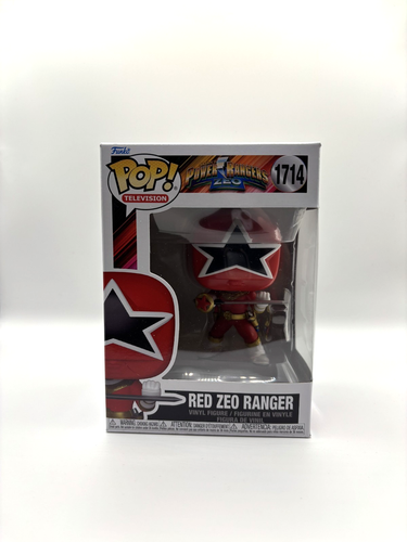 Power Rangers Funko POP! Television Red Zeo Ranger #1714 BNIB + Free ...