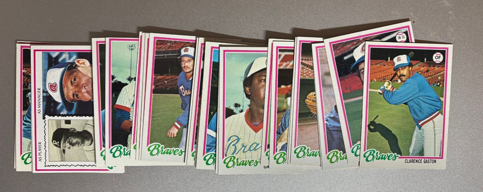 1978 Topps Baseball Atlanta Braves Complete Team Set | eBay