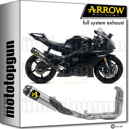 ARROW FULL EXHAUST FT COMPETITION EVO 2 WORKS TITANIUM C YAMAHA YZF R6 ...