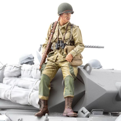 1/16 WW2 U.S. Army Resin Model Soldier Kit - WWII Figure Unassembled ...