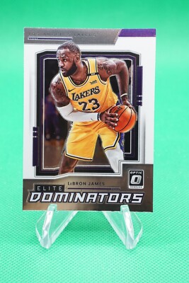 2021-22 Donruss Optic Elite Dominators #6 LeBron James Los Angeles ...