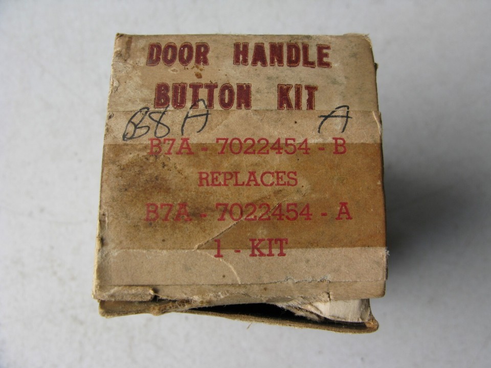 Vintage Fomoco B7A-7022454-B Door Handle Button Kit for Ford 1957-1958 ...