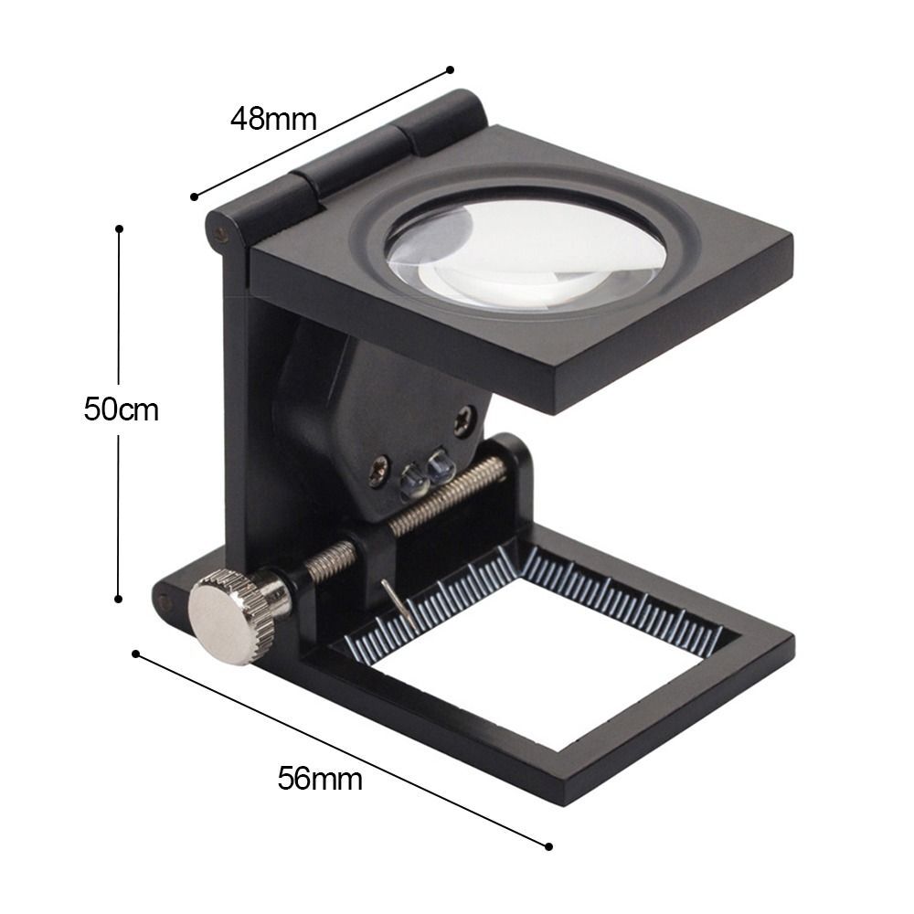 Mini Pocket Cloth Thread Counter Magnifier 10X Magnifying Glass Linen ...