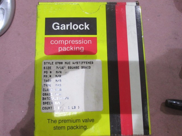 Garlock G-700 Compression Packing 3/8in 1lb for sale online | eBay