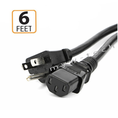 Generic 3-Pin AC Power Cord for Panasonic VIERA LED HDTV Plasma LCD TV ...
