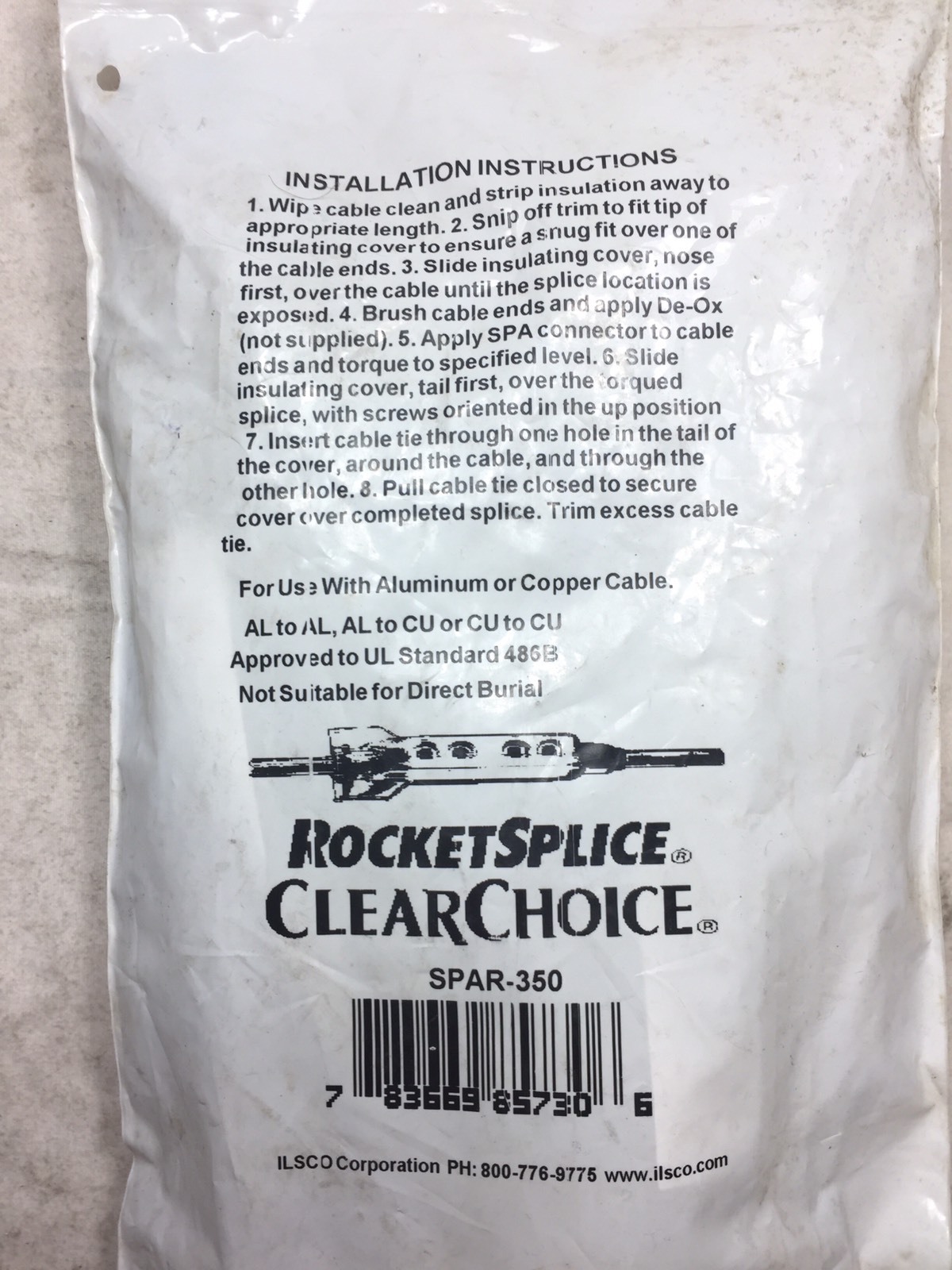 Ilsco SPAR-350 Dual Rated Insulated Wire Connector Splice Kit for sale ...