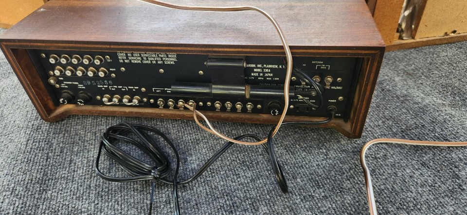 Vintage Harman Kardon 330A 1970s Stereo Receiver With Pair Of WALD Box ...