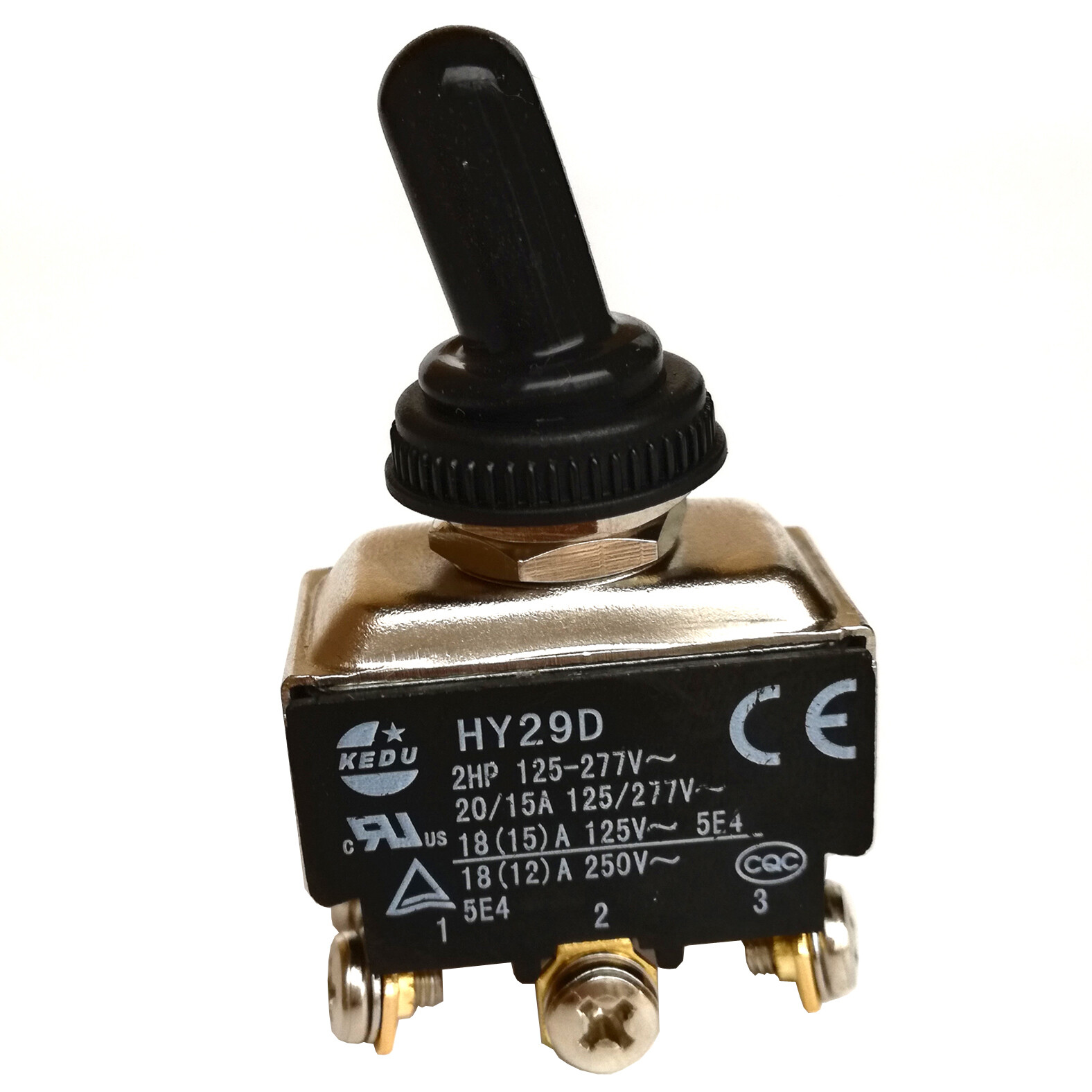 KEDU DPDT On-On Toggle Switches HY29D 2HP 6 Pins M3.5 Screw Industrial ...
