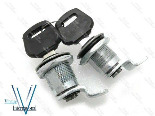 Triangular Shape x2 Tool Box Lock Set For Royal Enfield 350 Electra ...
