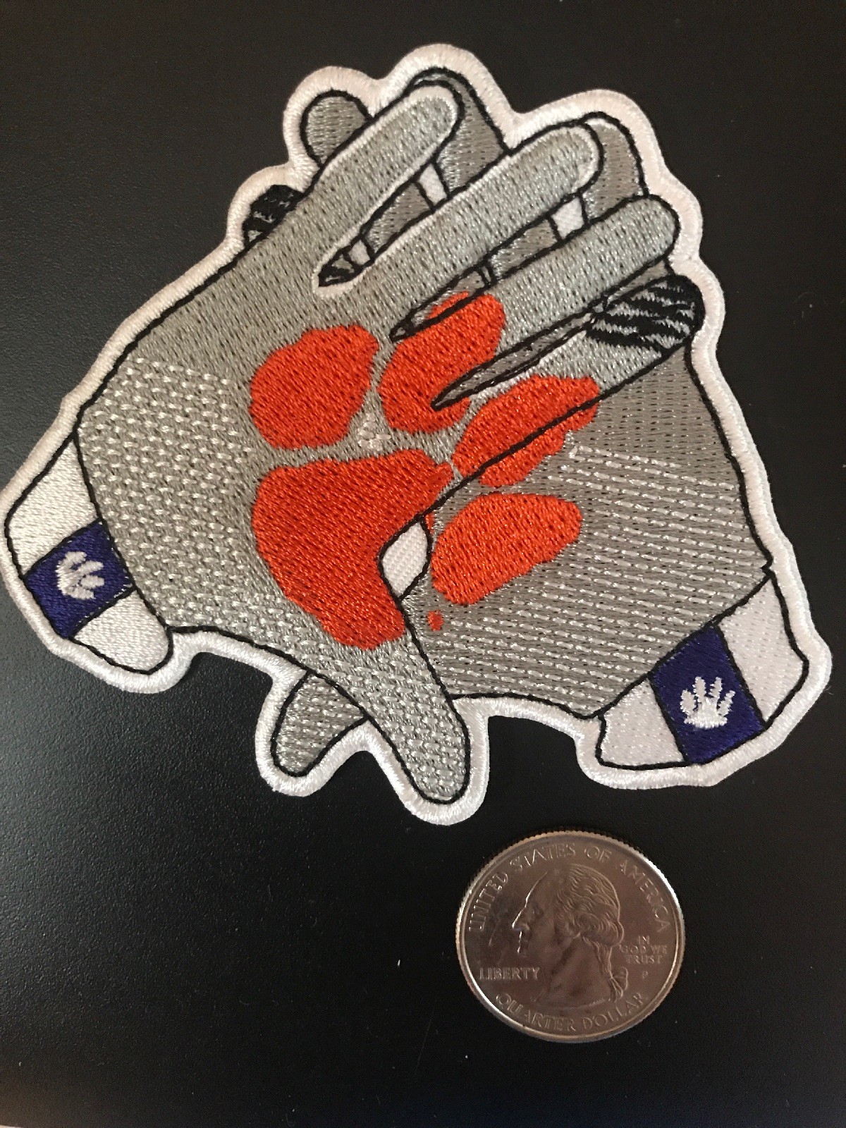 CLEMSON University Clemson Tigers RARE Vintage Embroidered Iron On ...