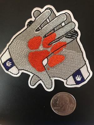 CLEMSON University Clemson Tigers RARE Vintage Embroidered Iron On ...