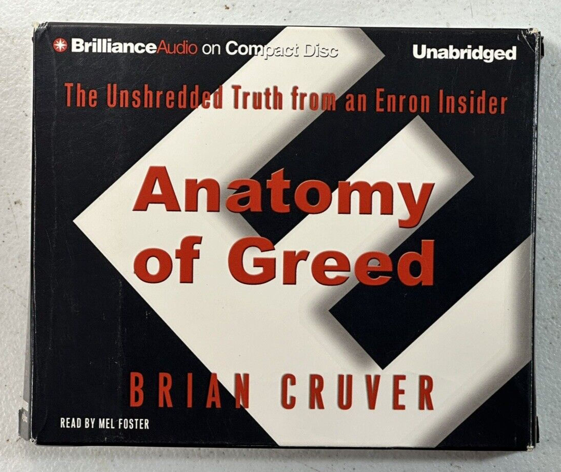Brian Cruver - Anatomy of Greed (9-CD Audiobook, 2002) | eBay
