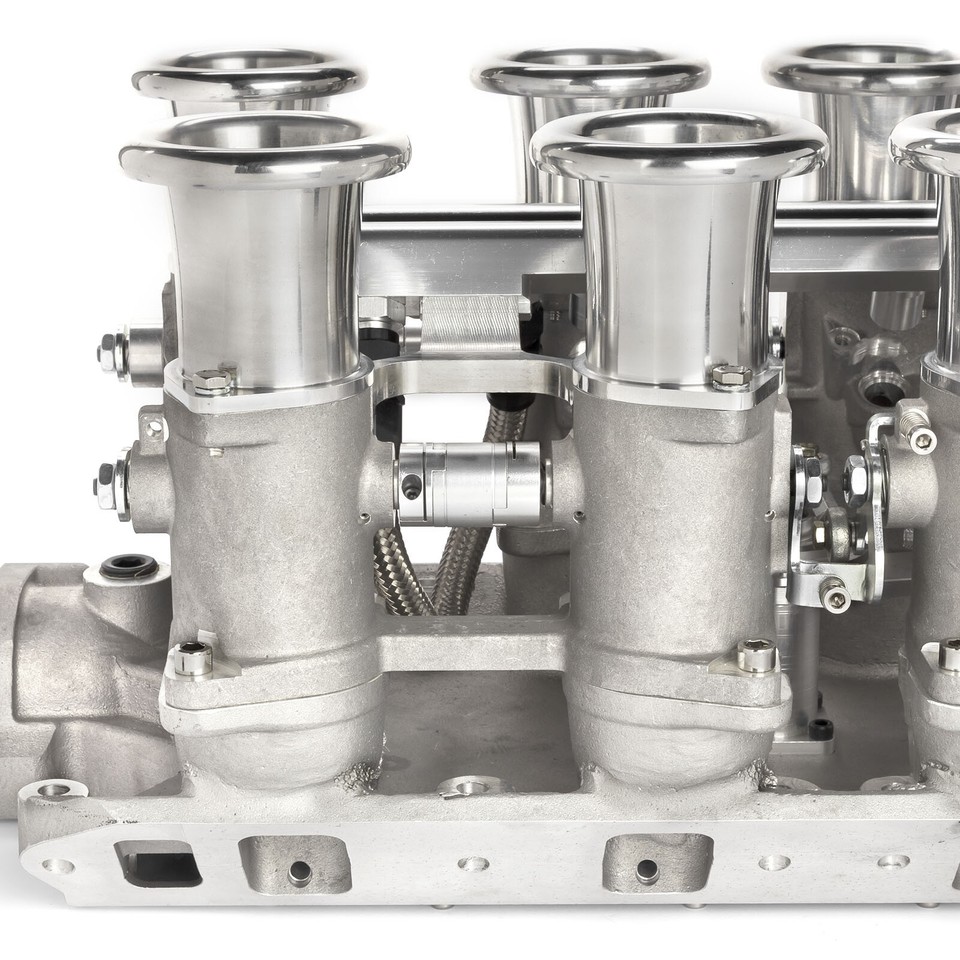 Ford SB 260 289 302W Downdraft EFI Stack Intake Manifold System ...