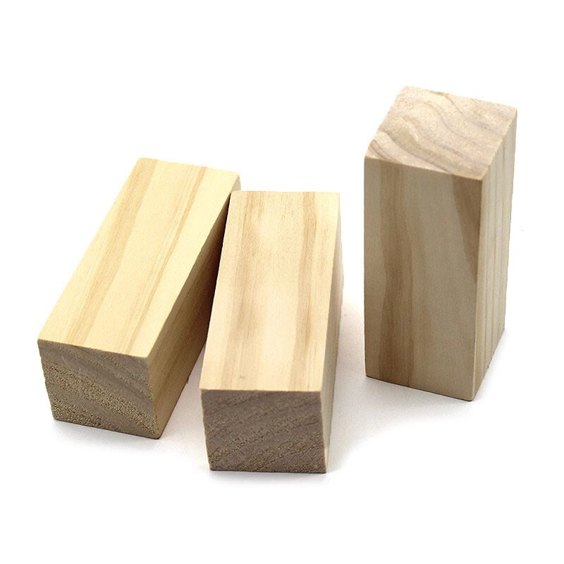 4*4*10/5*5*10cm Rectangle Wooden Cube Block Craft Supplies Blocks Wood ...