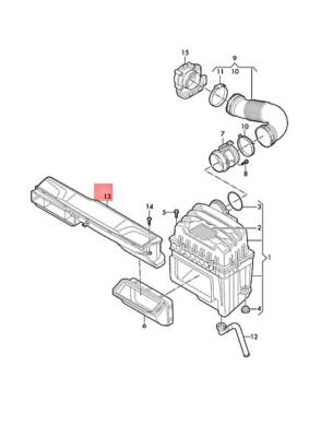 Genuine VW Atlas Cross Sport Teramont CA1 CMC Air Guide 3QF129254A | eBay