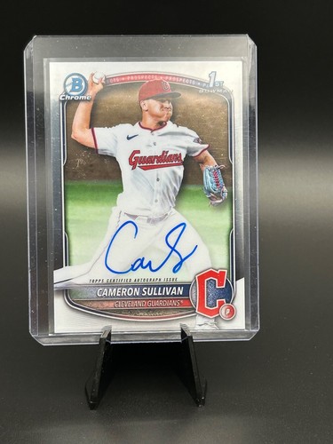 2025 Bowman Cameron Sullivan 1st Chrome Base Auto Guardians | eBay