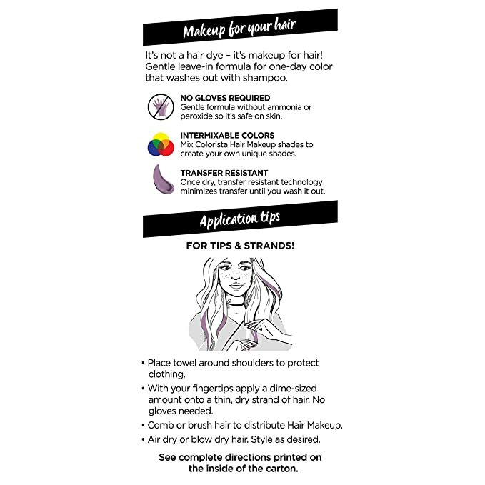 Loreal Colorista One Day Hair Color Makeup Wash Out ~ #LILAC 500 | eBay