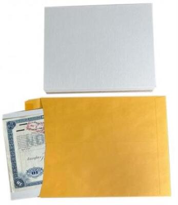 250 Stiff Single Sheet Mailers For Large Envelope Stamp Bonds 8.5x11 ...