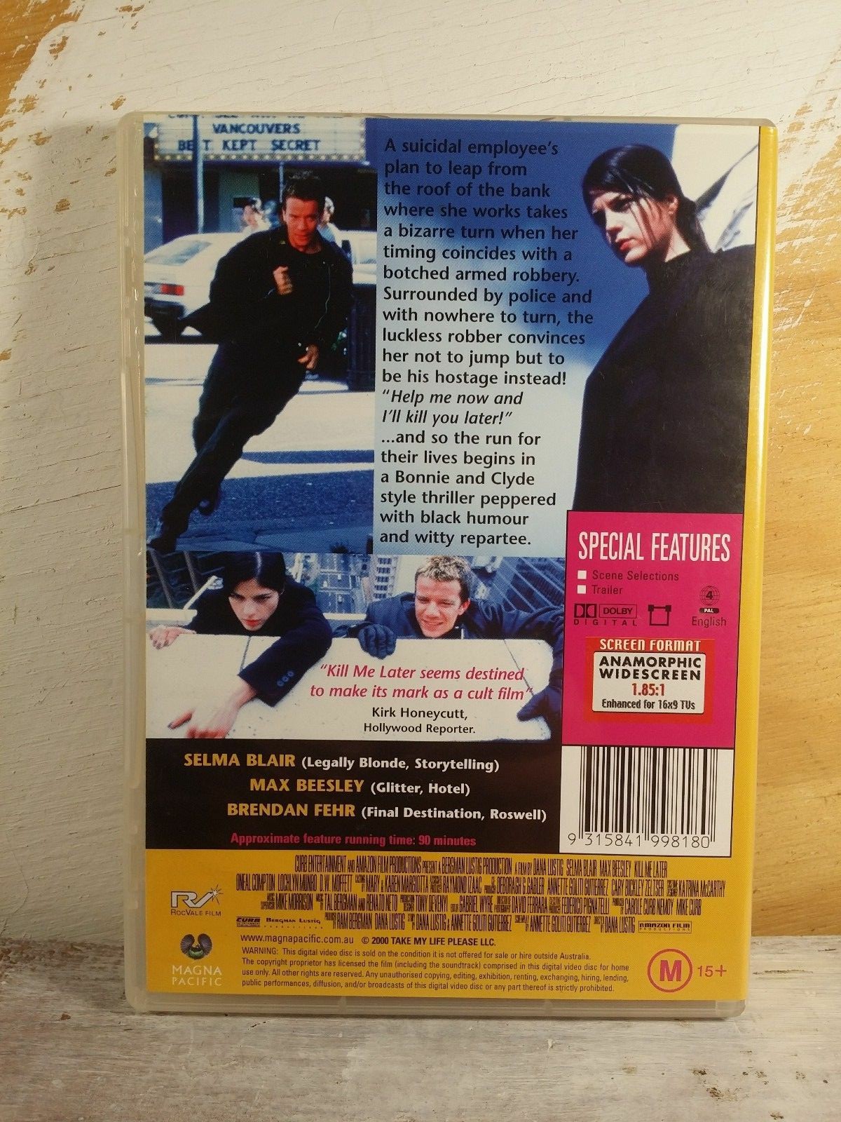 Kill Me Later (DVD, 2001) Selma Blair Dark Romance Comedy Drama B-Movie Crime | eBay