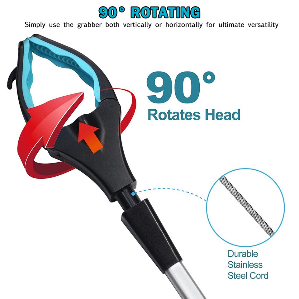 32'' Grabber Pick Up Reaching Tool Hand Grip Reacher Heavy Duty Aid ...