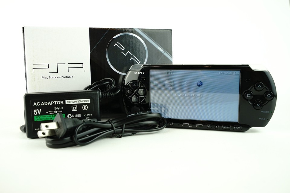 Sony PlayStation PSP 3000 | New Shell | Charger + Battery | Region Free ...